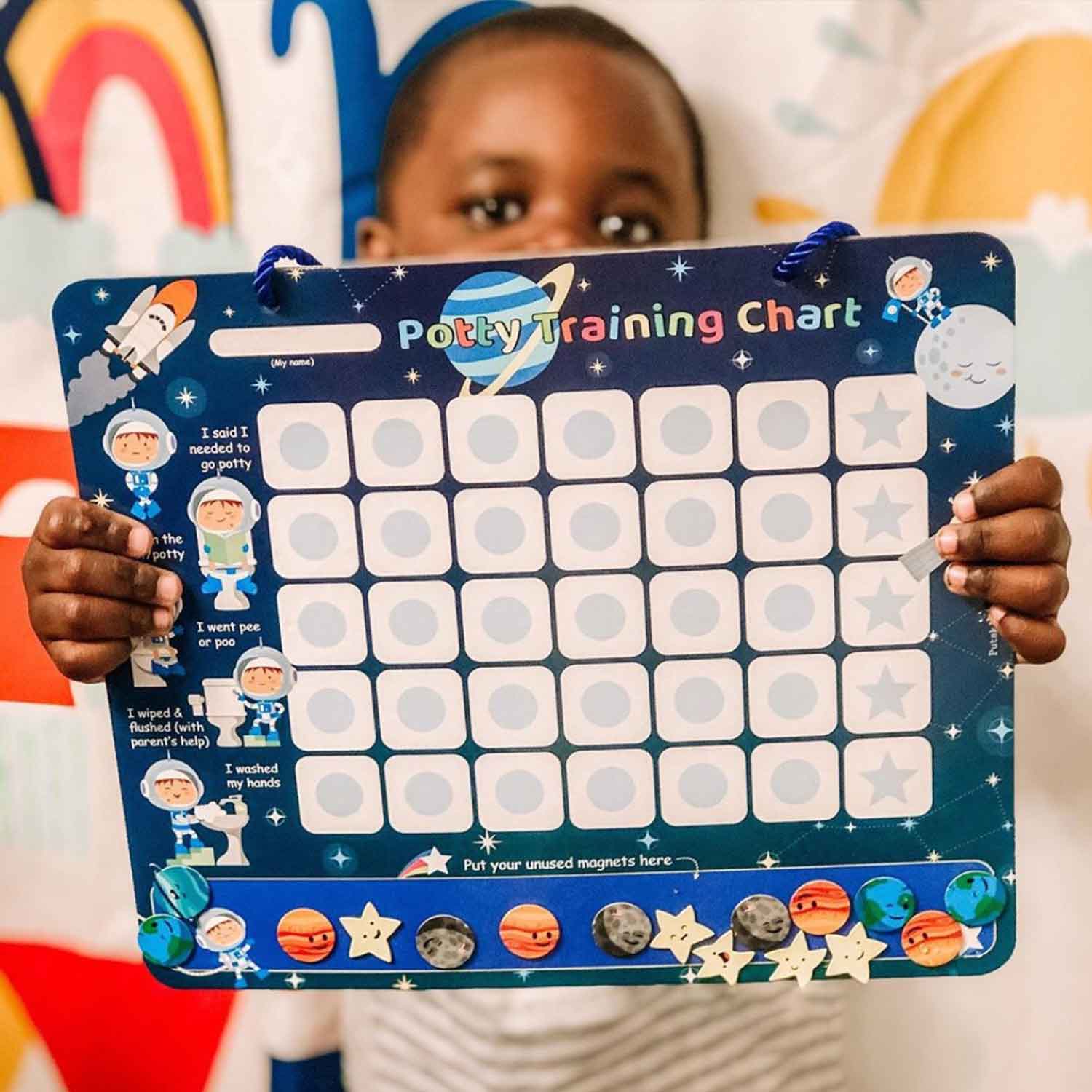 Space Man Theme Potty Training Charts | Buy Now at Putska